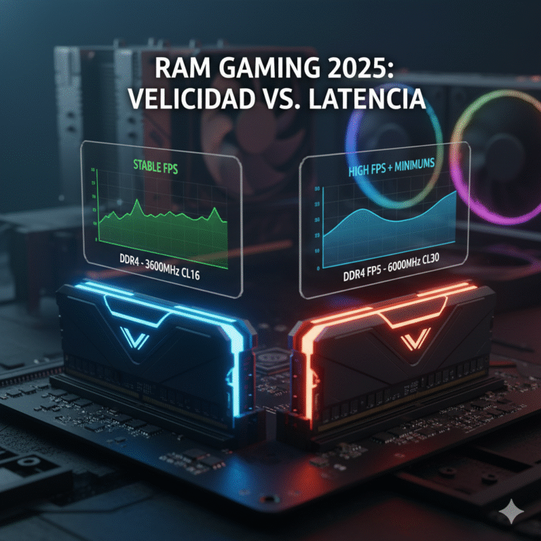 DDR5 vs. DDR4: ¿Cuál es la Mejor RAM para Gaming en 2025?